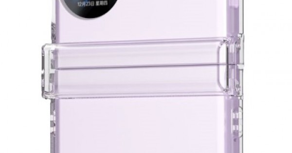 Θήκη PC Acrylic & Velvet Pouch Huawei P50 Pocket Clear