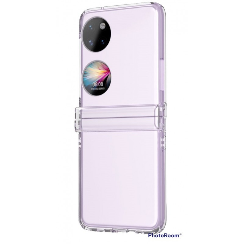 Θήκη PC Acrylic & Velvet Pouch Huawei P50 Pocket Clear