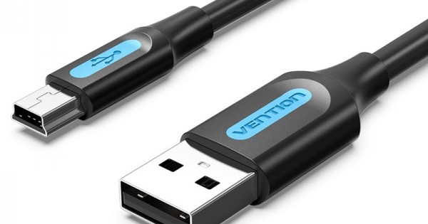 Καλώδιο Vention USB-A to Mini USB-B PVC Type 1m Black